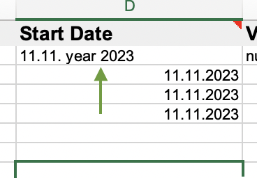 Data Spreadsheet Migration - Troubleshooting